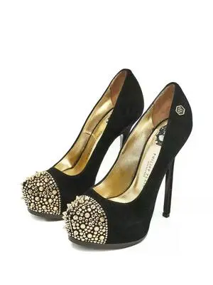 Philipp Plein 120mm Studded Platform Pumps