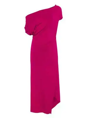 VIVIENNE WESTWOOD 2013-2014 Asymmetric Draped Dress - Pink