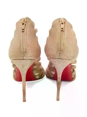 CHRISTIAN LOUBOUTIN 105mm Textured Strappy Sandals