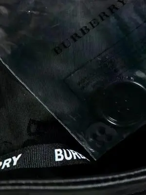 Burberry Cut-out Leather Skirt - Black