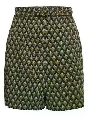 Prada Geometric-pattern Shorts