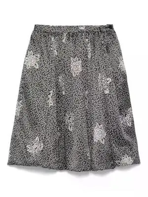 Giorgio Armani 1990s Floral Mini Skirt