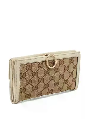 Gucci Leather Gg-supreme Wallet