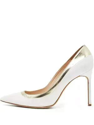 Manolo Blahnik 100mm Leather Pumps