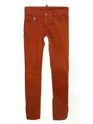 Men's Orange Jeans