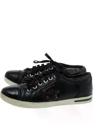 Dolce & Gabbana Leather Logo Sneakers