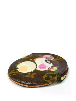 LOUIS VUITTON X Takashi Murakami 2004 Monogram Panda Coin Wallet