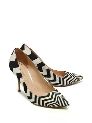 NICHOLAS KIRKWOOD 110mm Zigzag-patterned Pumps