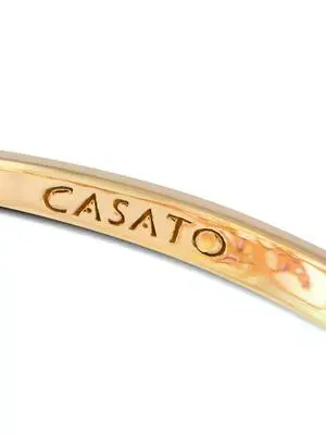 CASATO 18k Yellow Diamond, And Sapphire Ring