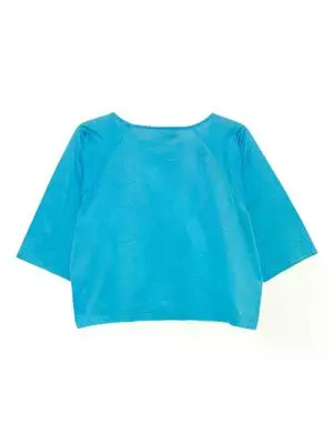 LANVIN 1970s Raglan-sleeve Bow Blouse