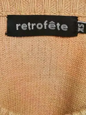 Retrofete Crystal-embellished Houndstooth Cotton-cashmere Sweater