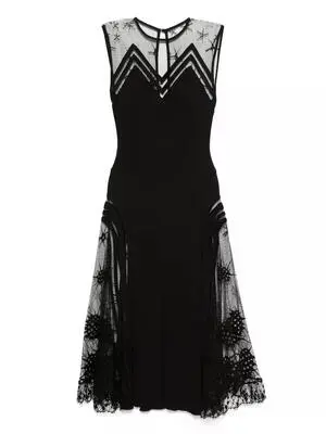 Mesh Panel Dresses