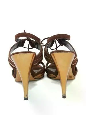 Gucci 115mm Leather Heeled Sandals