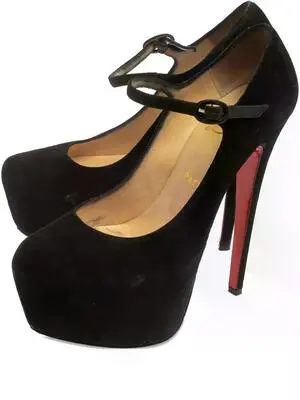 CHRISTIAN LOUBOUTIN 155mm Daffodile Platform Pumps - Black