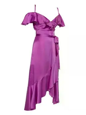 TEMPERLEY LONDON Ruffled Wrap Dress