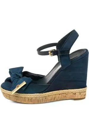 Tory Burch Gold Tone Espadrilles