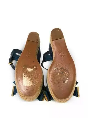 Tory Burch 115mm Bow-detail Wedge Sandals