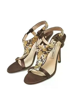 JIMMY CHOO 110mm Sequinned Sandals