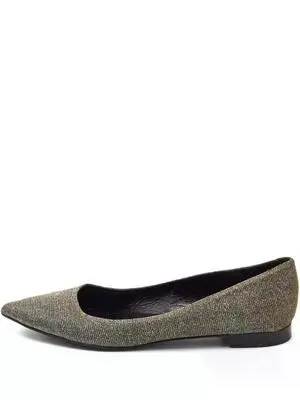 Saint Laurent Lurex Detailing Ballet Flats