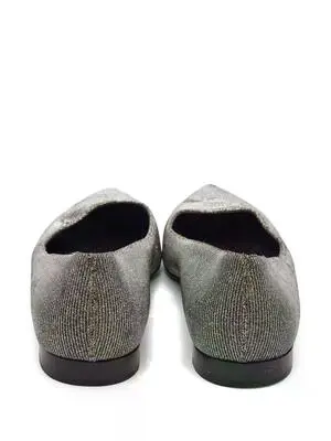 Saint Laurent Lurex Detailing Ballet Flats