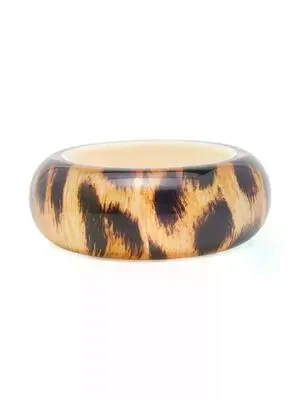 Roberto Cavalli Leopard-print Bracelet - Brown