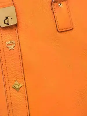 Mcm Leather Stud-detail Tote Bag