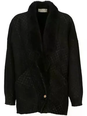 A.N.G.E.L.O. VINTAGE CULT 1980s Suede Coat - Black