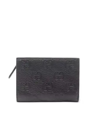 Gucci 2010s Gg Emblem Small Bifold Wallet - Black