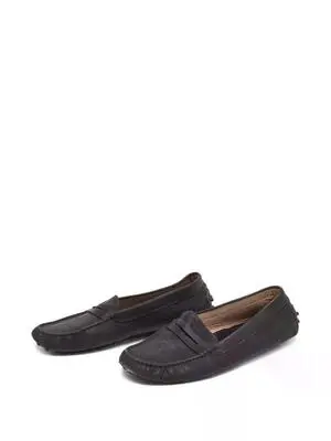 TOD'S Leather Loafers - Black