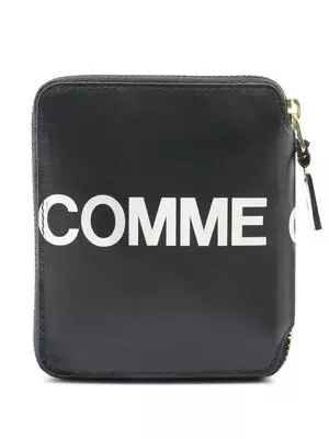 Comme Des Garçons Logo-print Round-zip Wallet