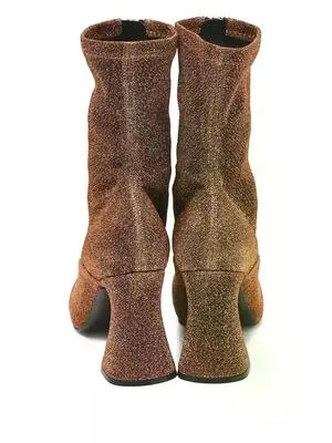 Stella McCartney Glitter Zip Boots