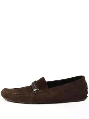 TOD'S Braided-strap Moccasin Loafers