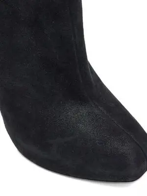 Roberto Cavalli Sculptural-heel Suede Boots