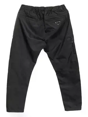 Prada 2010s Logo Plaque Trousers