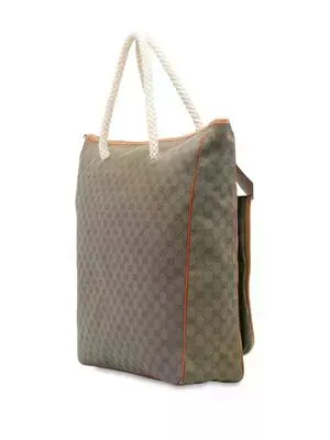 Gucci Gg Canvas Rope Tote Bag