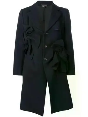 Comme Des Garçons Bow Detailed Coat