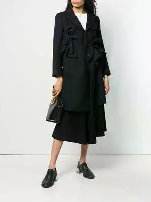 Comme Des Garçons Bow Detailed Coat