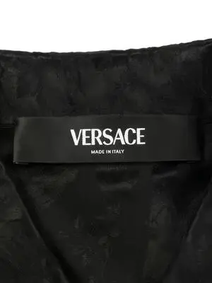 Versace Jacquard-pattern Dress