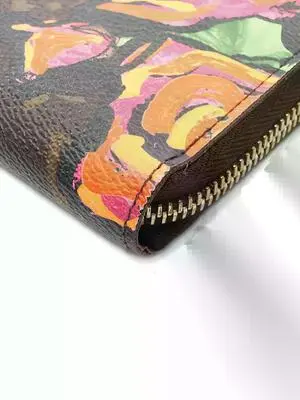 LOUIS VUITTON Monogram Rose-print Wallet