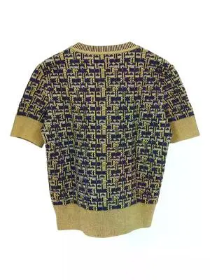 Bottega Veneta 2010s Patterned Crew-neck Sweater