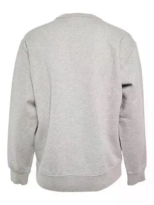 Kenzo Embroidered-logo Cotton Sweatshirt - Grey