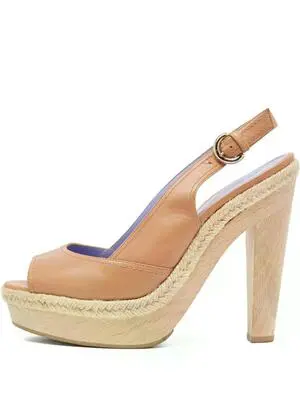 SERGIO ROSSI Peep-toe Platform Sandals