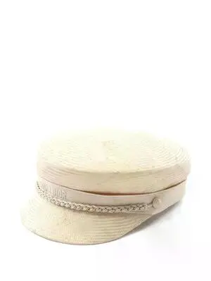 Dior Braid-detail Casquette Hat - Neutrals