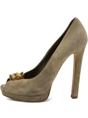 Alexander Mcqueen Peep Toe Pumps