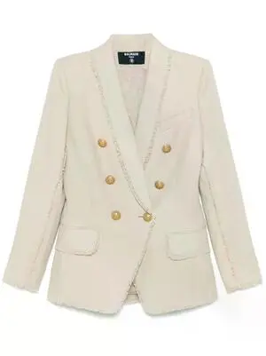 Balmain Frayed-edge Blazer
