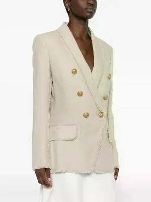 Balmain Frayed-edge Blazer