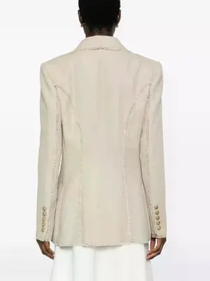 Balmain Frayed-edge Blazer
