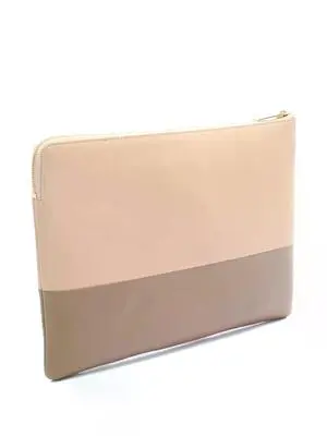 Celine Two-tone Zip Clutch Bag