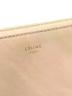 Celine Two-tone Zip Clutch Bag