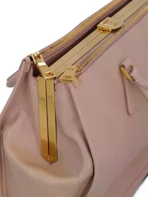 Prada Saffiano Leather Pyramid Handbag